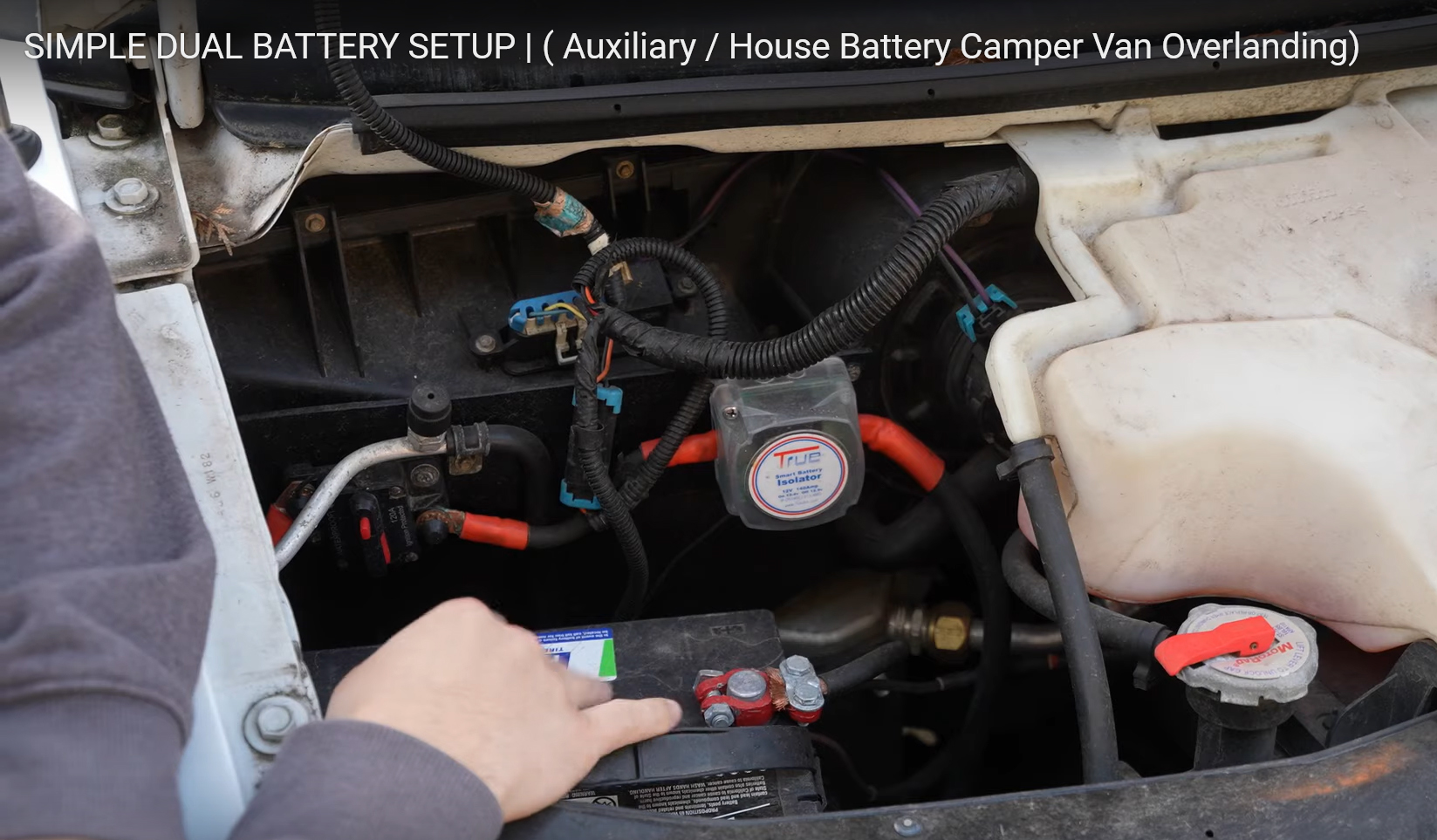 True® 12v Heavy Duty Dual Battery Kit Truck Car Van RV 140A Safe ...